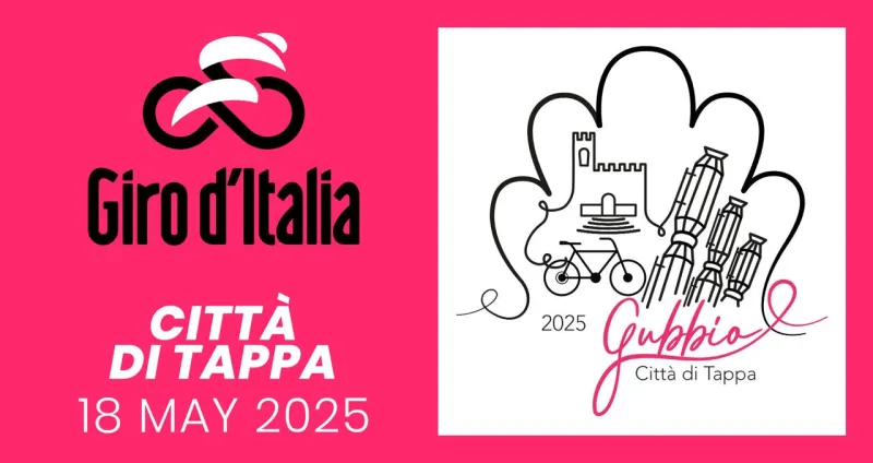 Gubbio si prepara alla grande partenza del Giro d’Italia 2025 ...