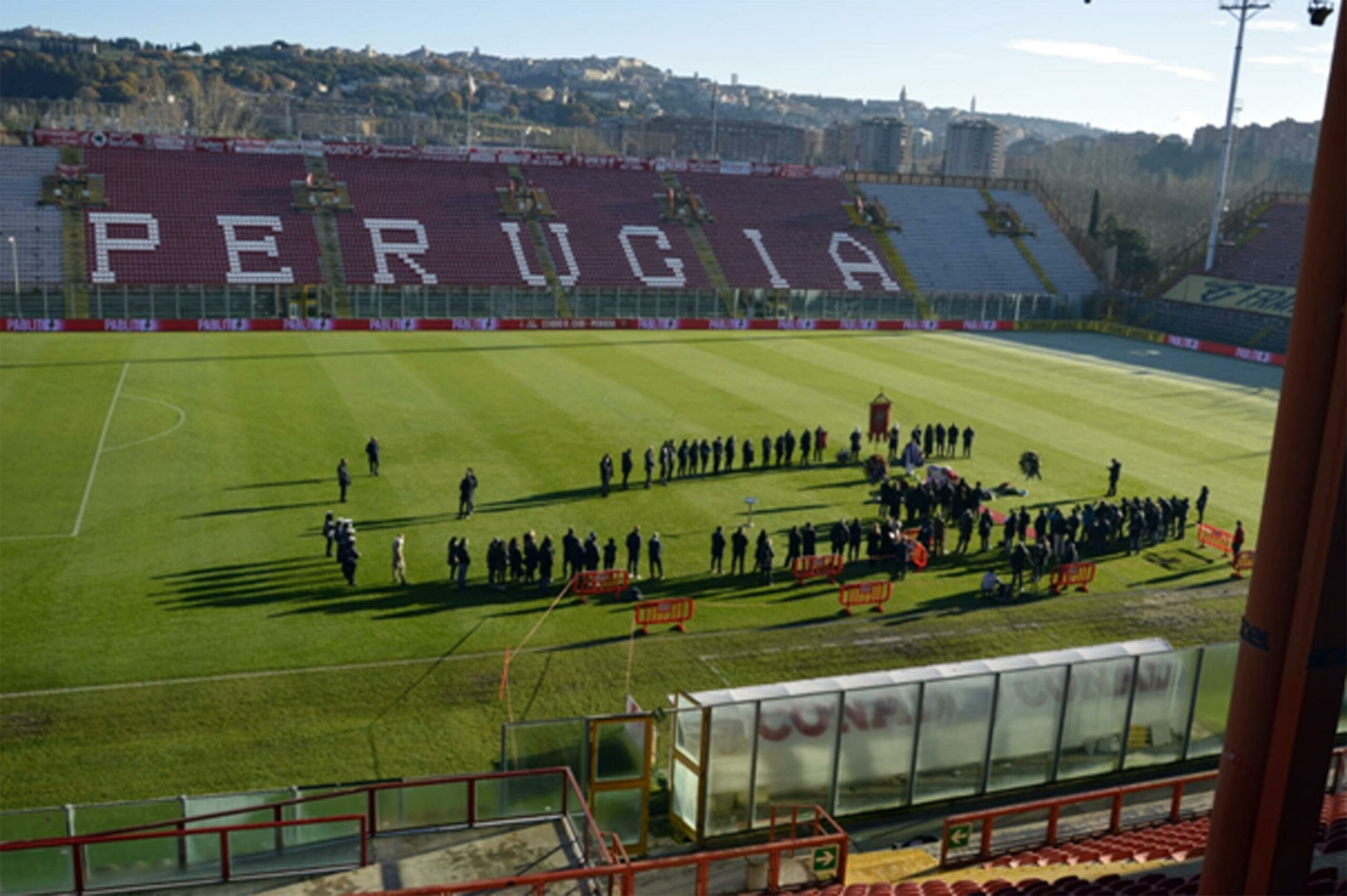 Tutto pronto per il nuovo stadio Curi di Perugia